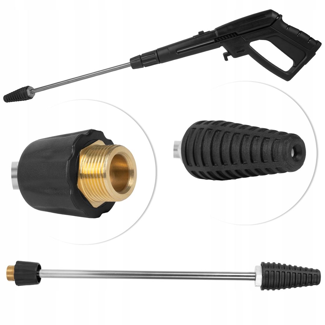 Pistolet Lanca Regulowana + Turbo Zestaw Do Myjki Ciśnieniowej Maltec - Arena.pl