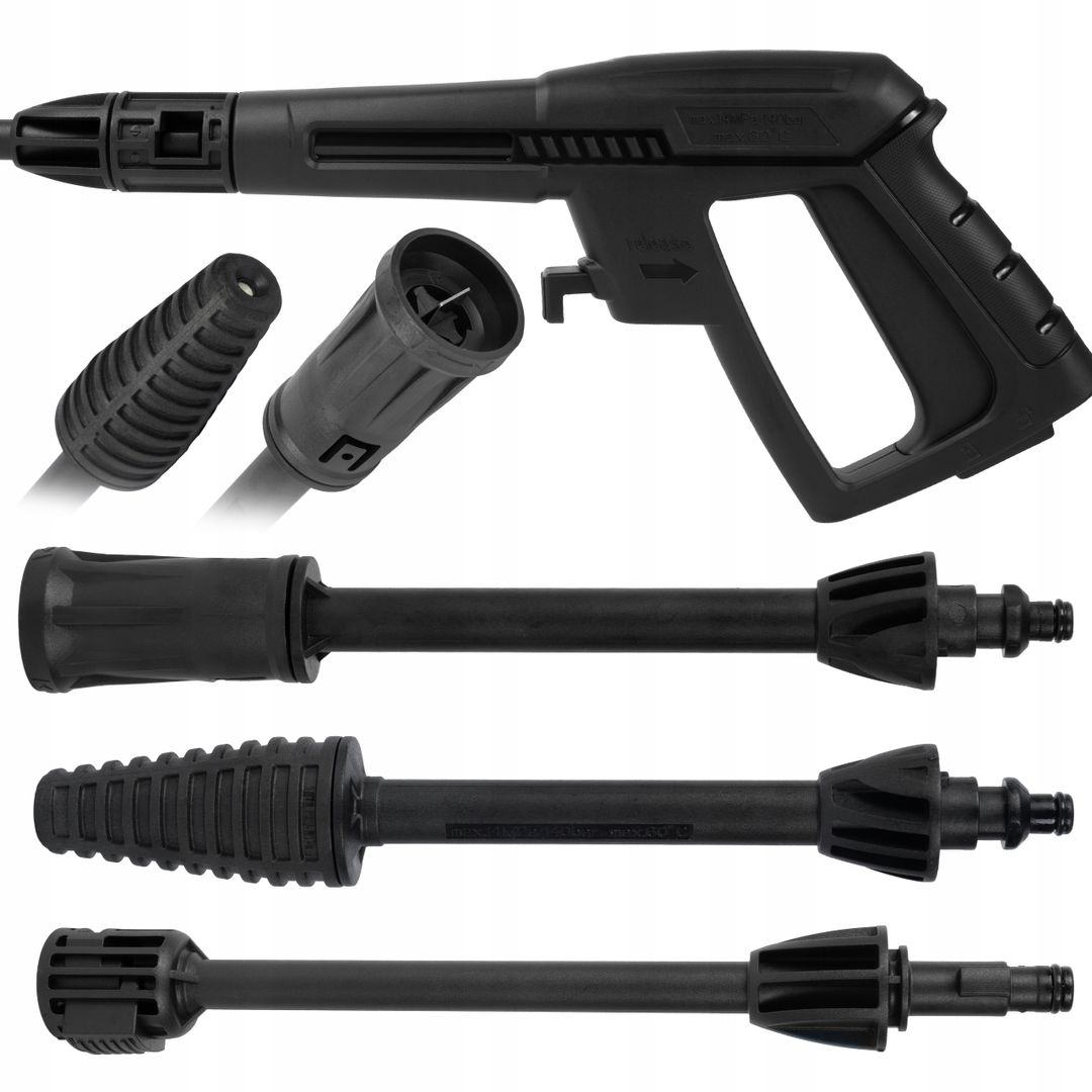 Pistolet Lanca Regulowana + Turbo Zestaw Do Myjki Ciśnieniowej - Arena.pl