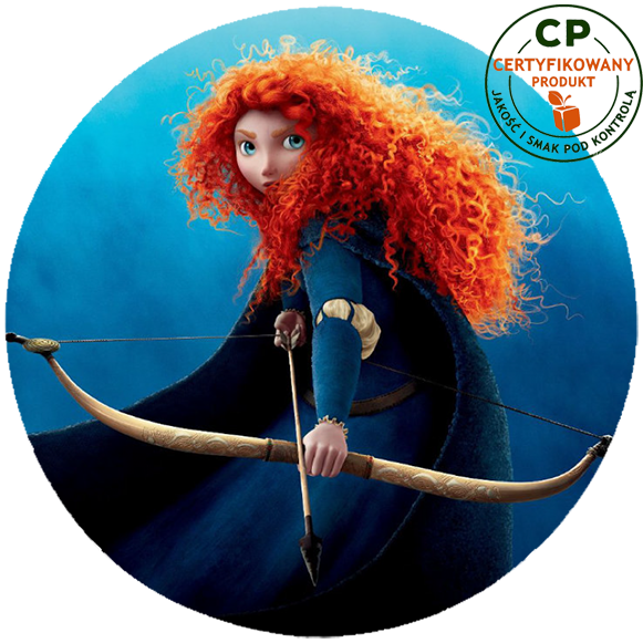 Opłatek na tort Merida Waleczna - Arena.pl