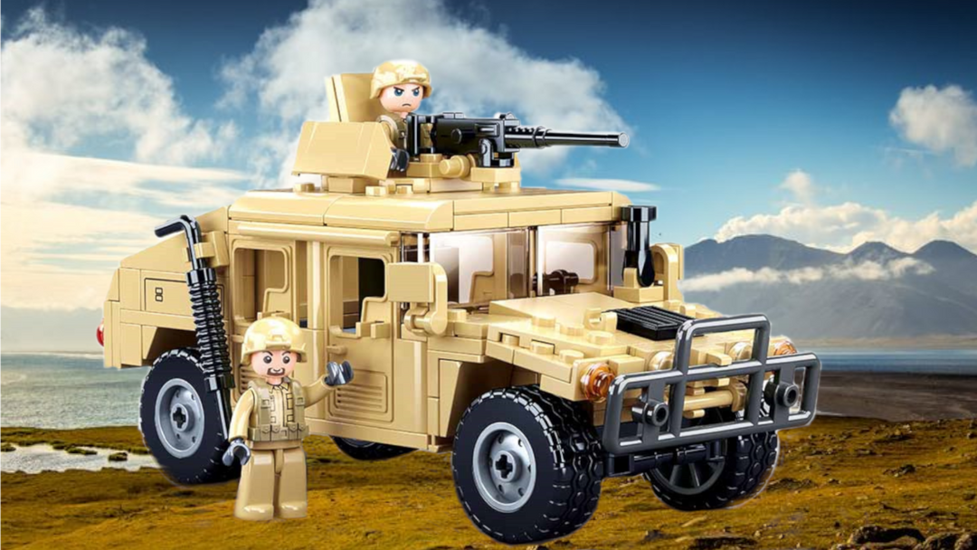 Klocki Jeep HAMER Hummer H2 Wojsko Armia - Arena.pl