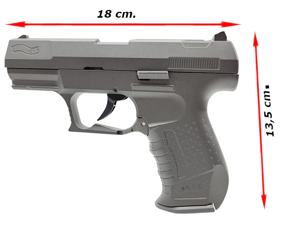 PISTOLET WALTHER P99 replika Air Soft Gun FULL METAL kulki 6mm - Arena.pl