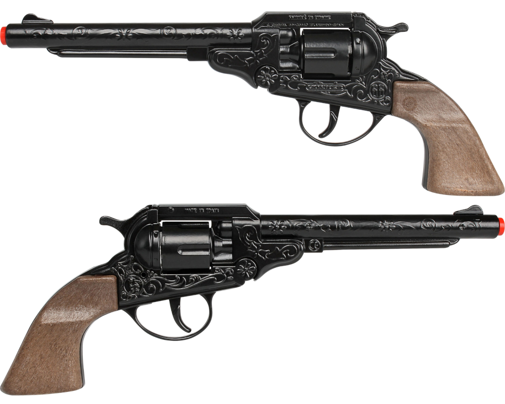 GONHER Hiszpański Metalowy Rewolwer Pistolet Na Kapiszony 8-Strzałowy ...