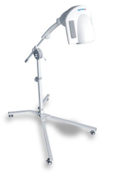 Lampa Bioptron Pro 1 z filtrem fulerenowym, statyw stołowy + Hyperon ...